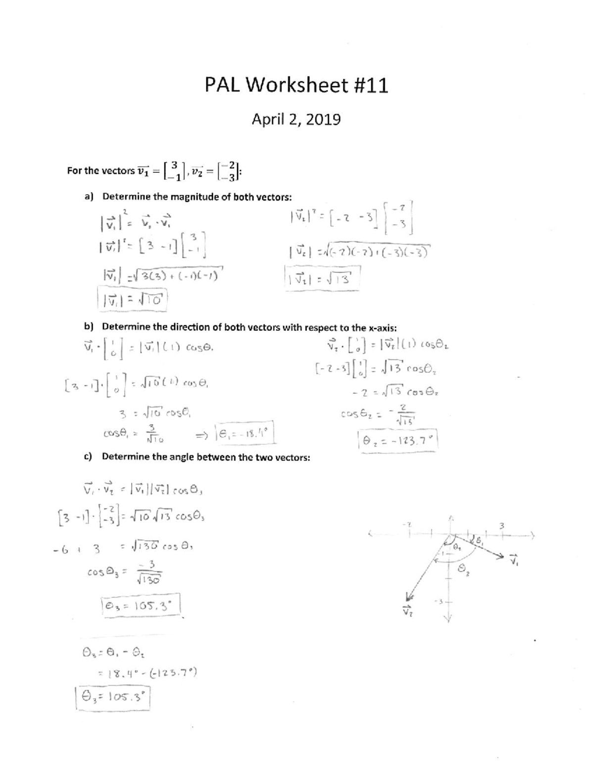 PAL Worksheet 11 Solutions - MATH18584 - Studocu