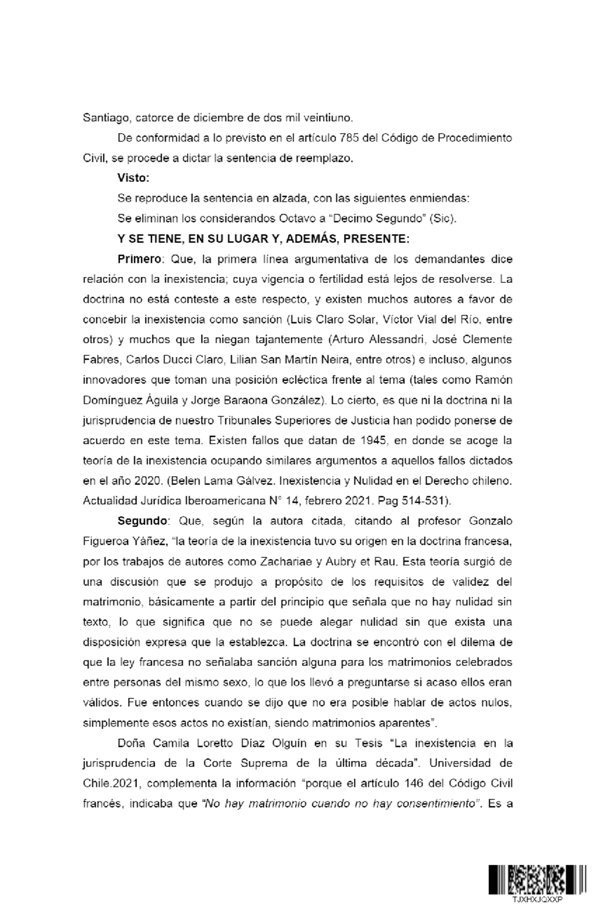 Acoge Inexistenciacausa Nºc, (Civil) Casación Fondo, Corte Suprema ...
