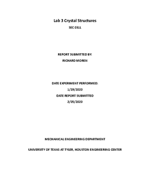 Group 1 Impact Test Lab Report - i ABSTRACT Charpy Impact testing is ...