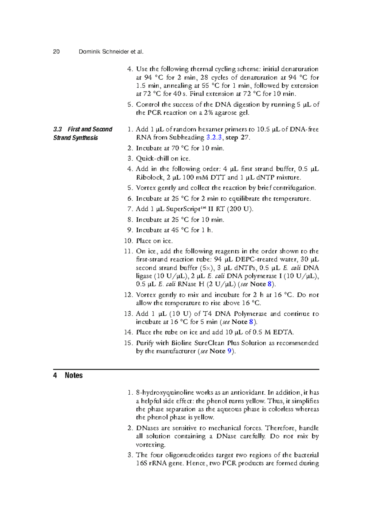 Metagenomics DNA Protocols 3 - 20 Use the following thermal cycling ...