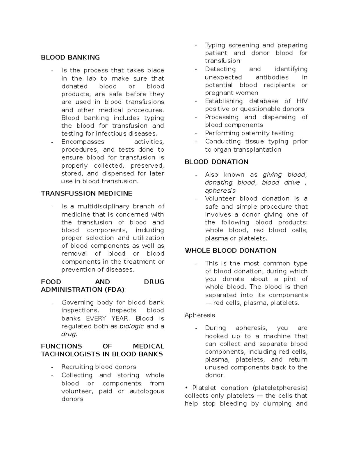 Blood-bank-intro - Blood banking history - BLOOD BANKING - Is the ...
