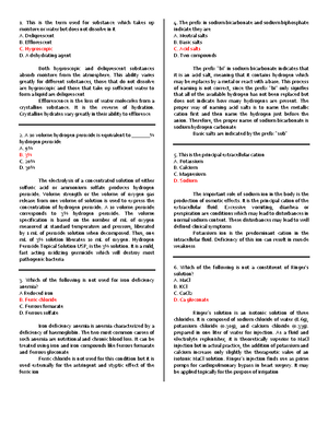 PHLE- Module-1 - MODULE 1 INORGANIC PHARMACEUTICAL & MEDICINAL ...