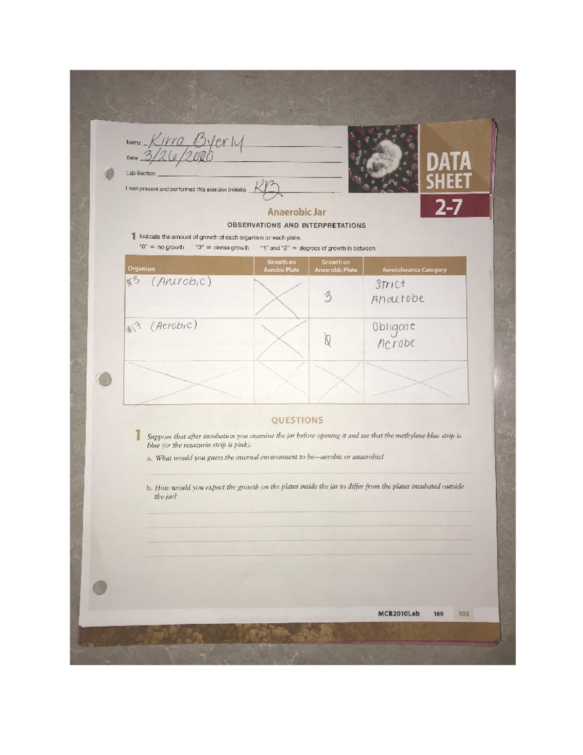 Data 2 - MCB 2010: This lecture/ lab course is designed for Health ...