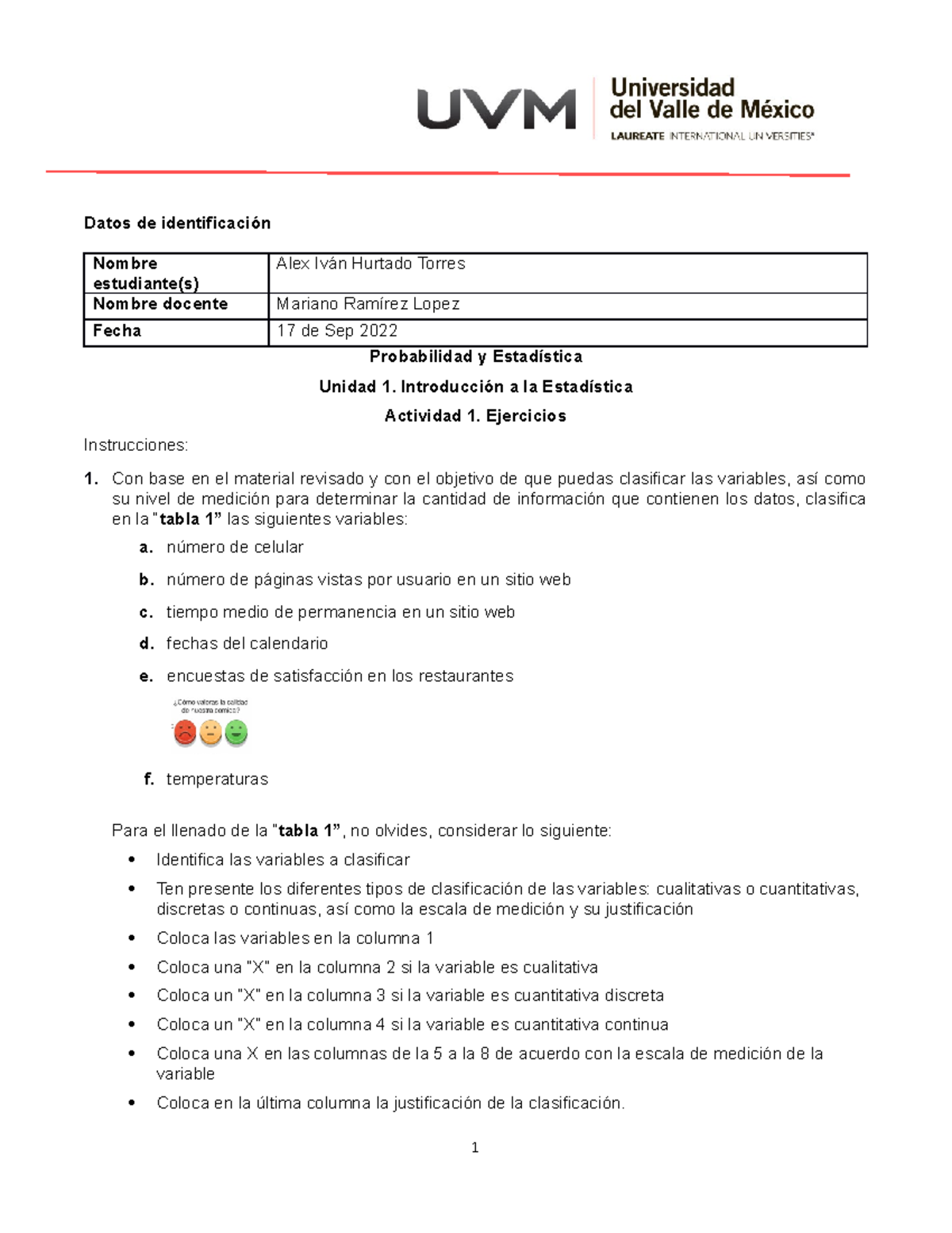A1 Probabilidad - Como sacar moda, media y mediana - Datos de ...