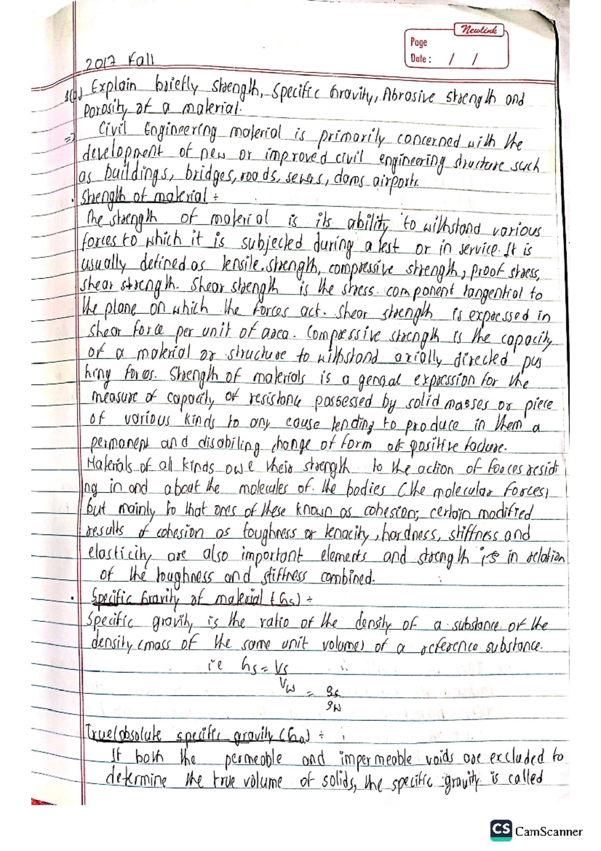 Civil Materials Assignment - Civil Engineering - Studocu