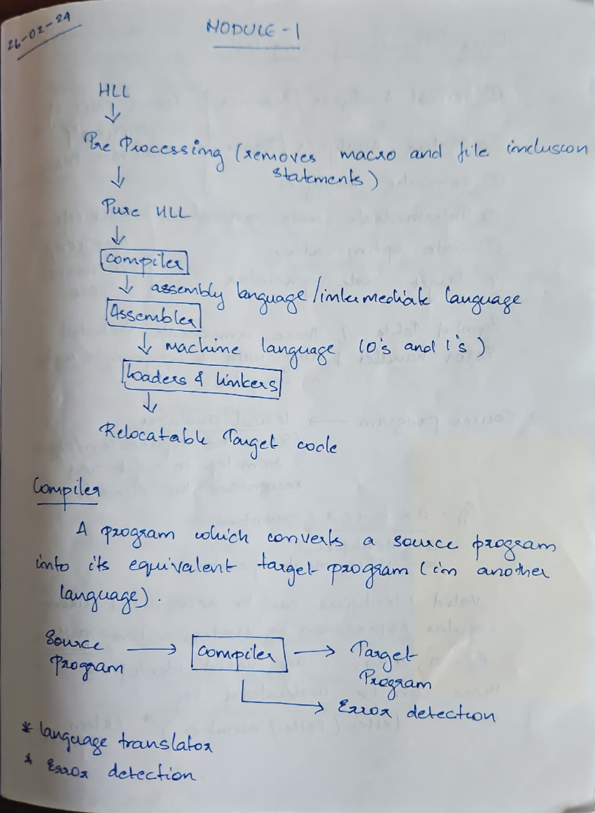 CD full notes lec - Formal languages and automata theory - Studocu
