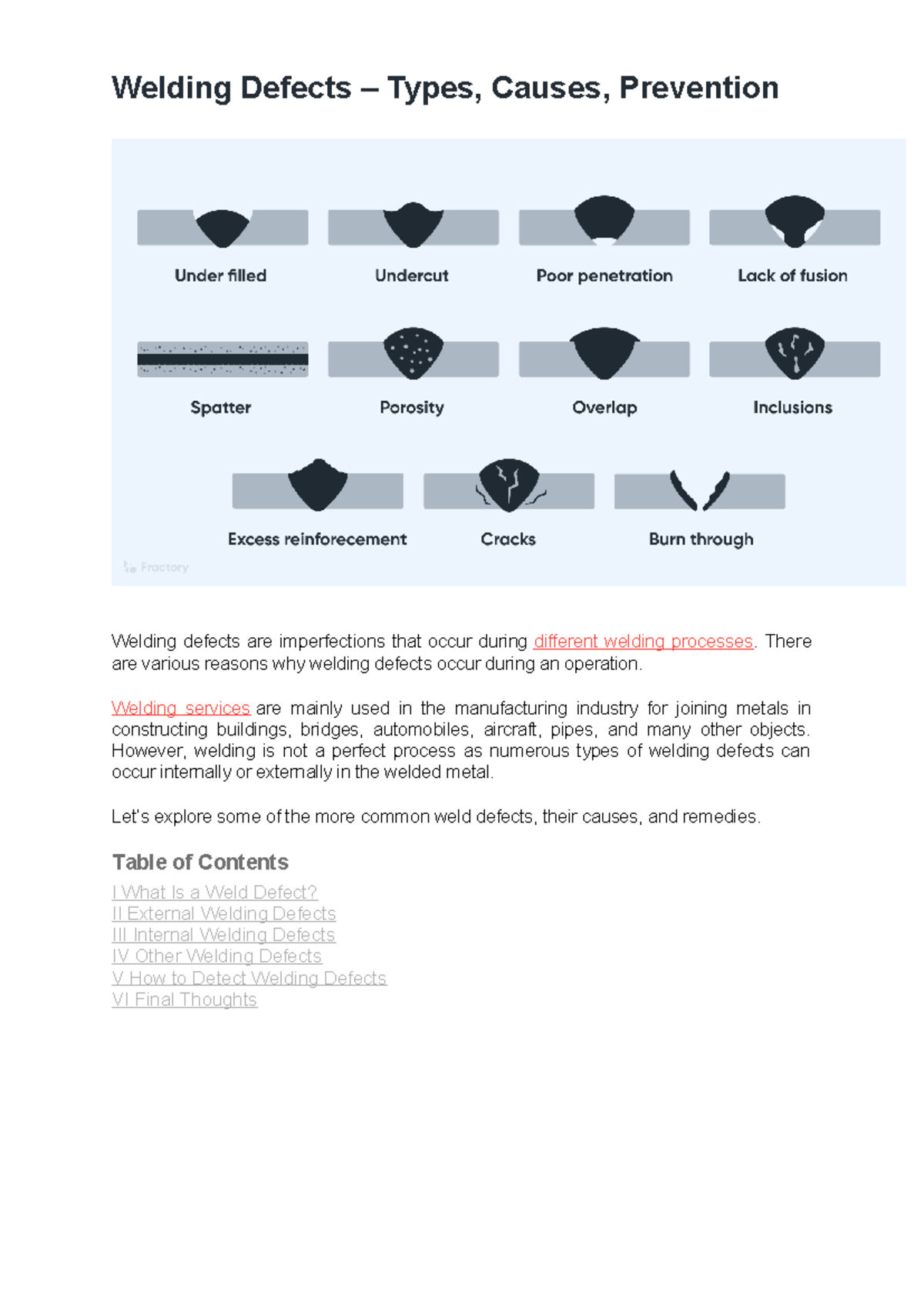 Welding-Defects - Notes - Welding Defects – Types, Causes, Prevention ...