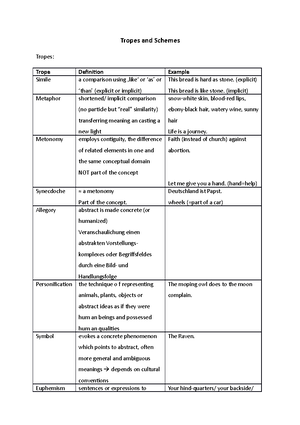 Literary Theory - Zusammenfassung Introduction to English and American ...
