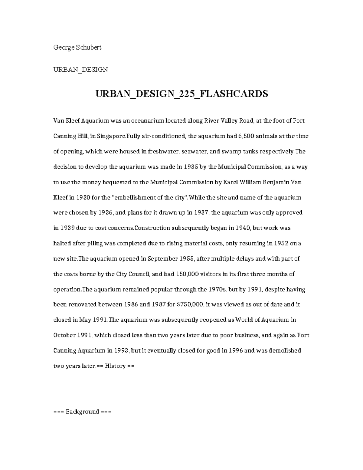 Urban Design 225 Flashcards - George Schubert URBAN_DESIGN URBAN_DESIGN ...