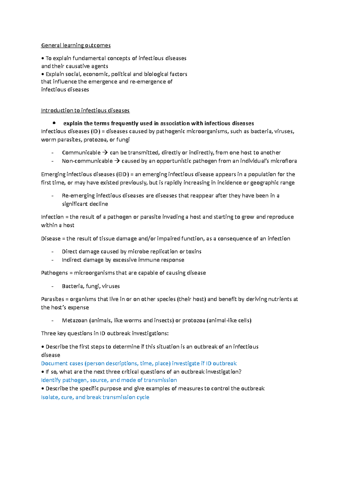 NEM20806 learning outcomes - General learning outcomes To explain ...