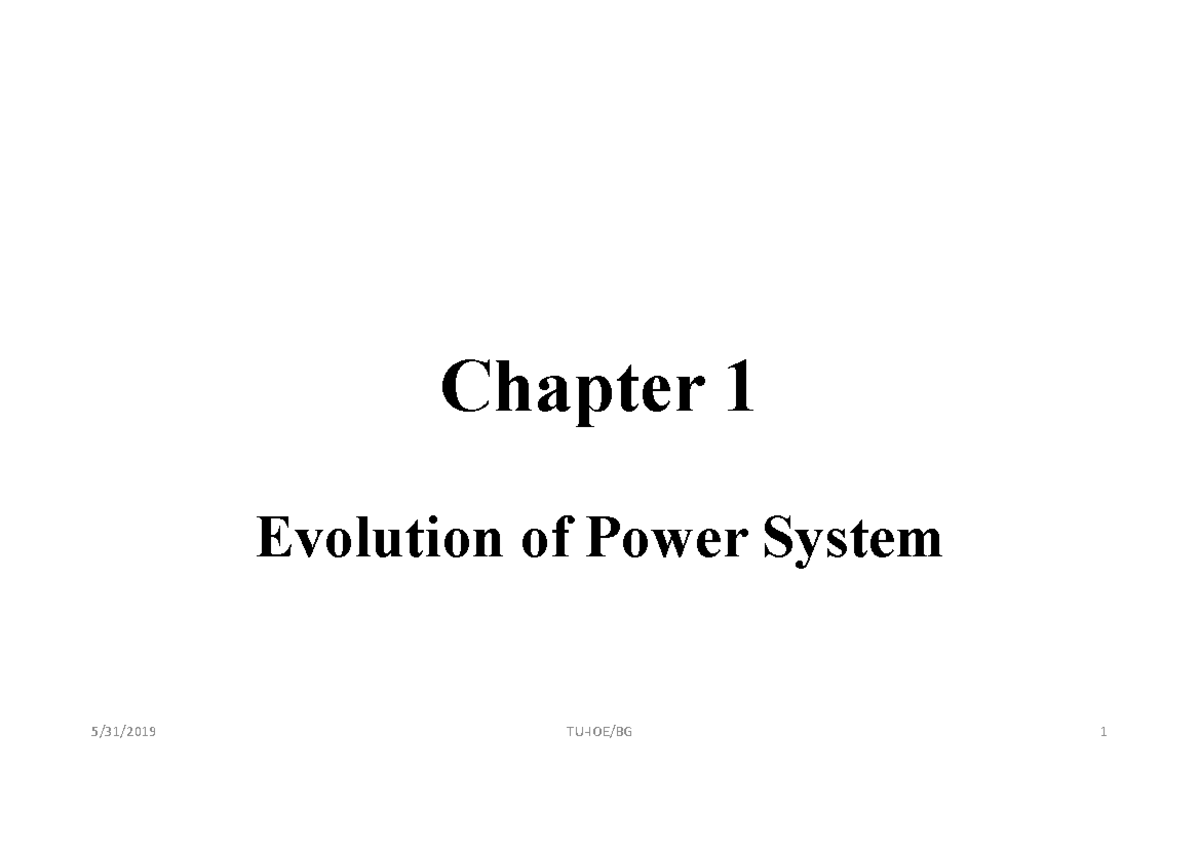 Chapter-1-Evolution - Chapter 1 Evolution of Power System Google ...