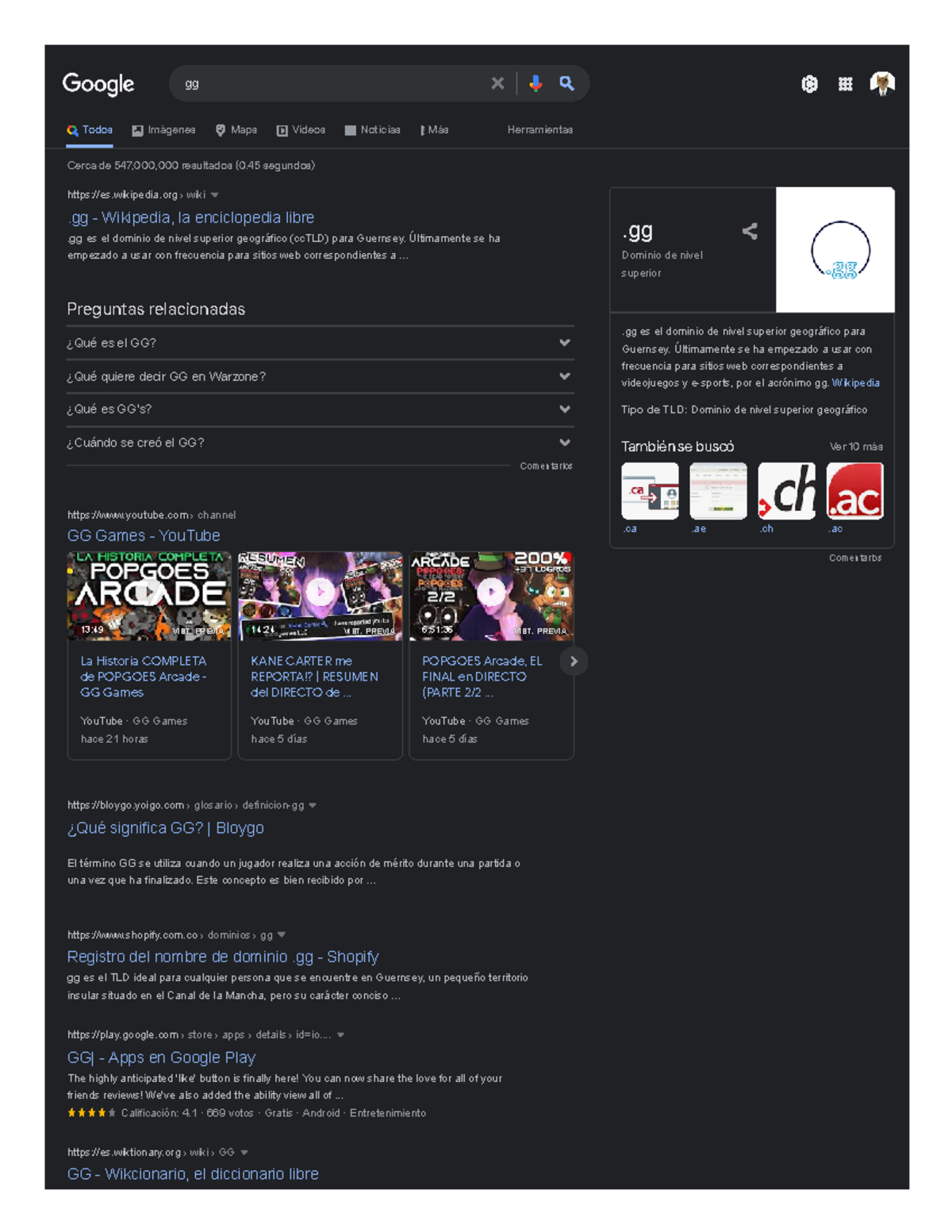 Gg - Buscar con Google - nototoosasa - Cerca de 547,000,000 resultados ...