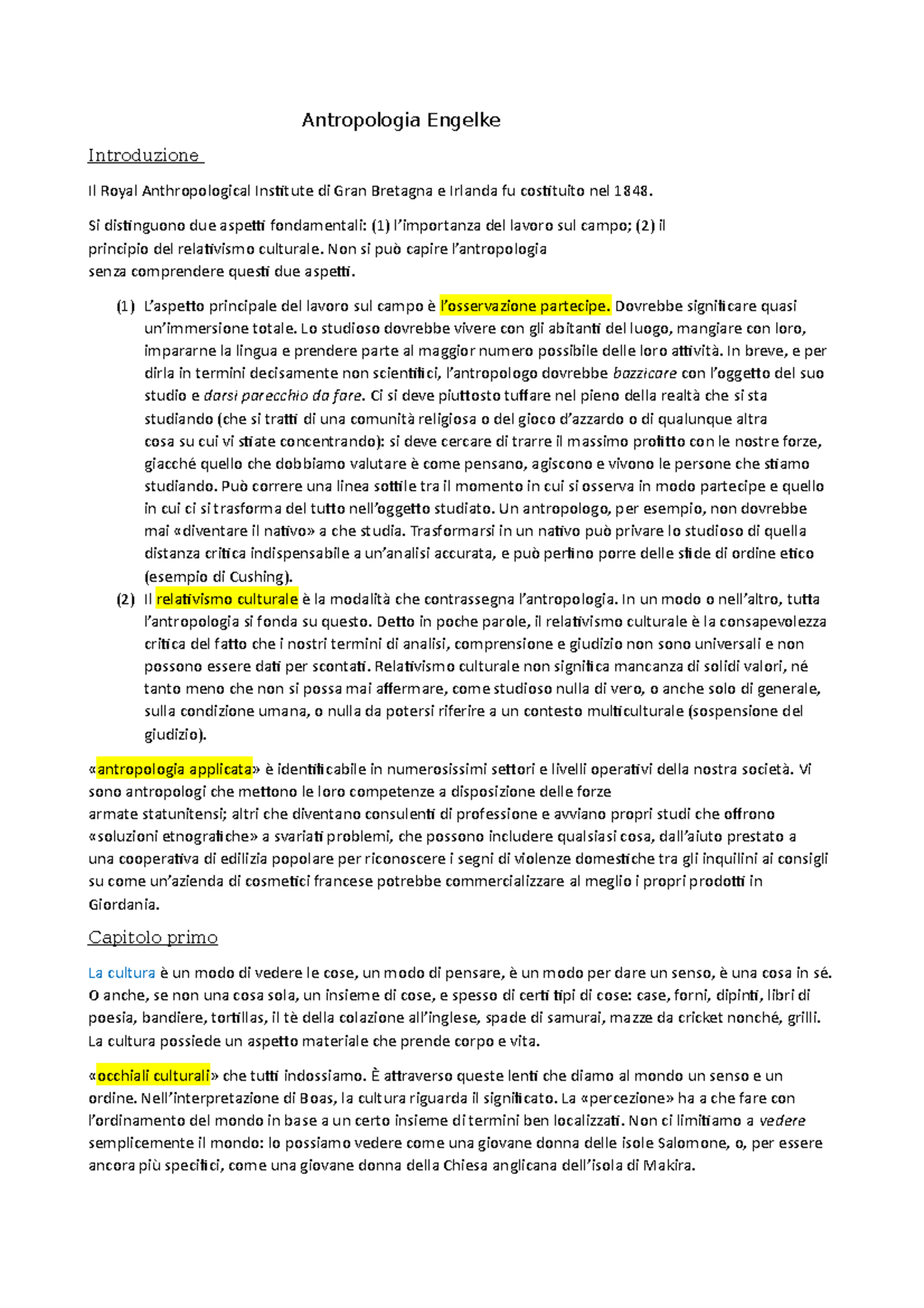 Pensare come un antropologo, Matthew Engelke - Antropologia Engelke ...