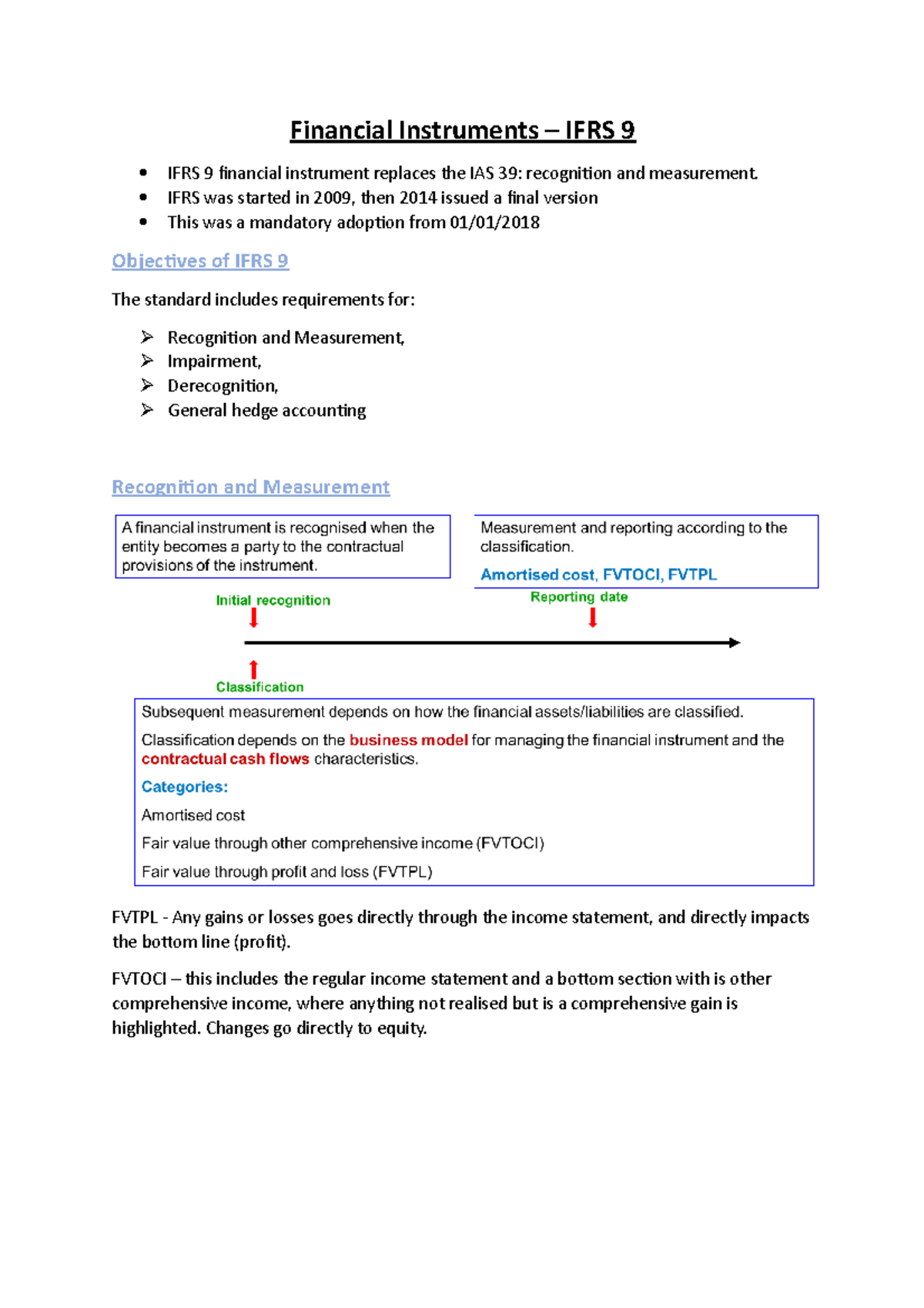 3c. Financial Instruments IFRS 9 - Financial Instruments – IFRS 9 IFRS ...