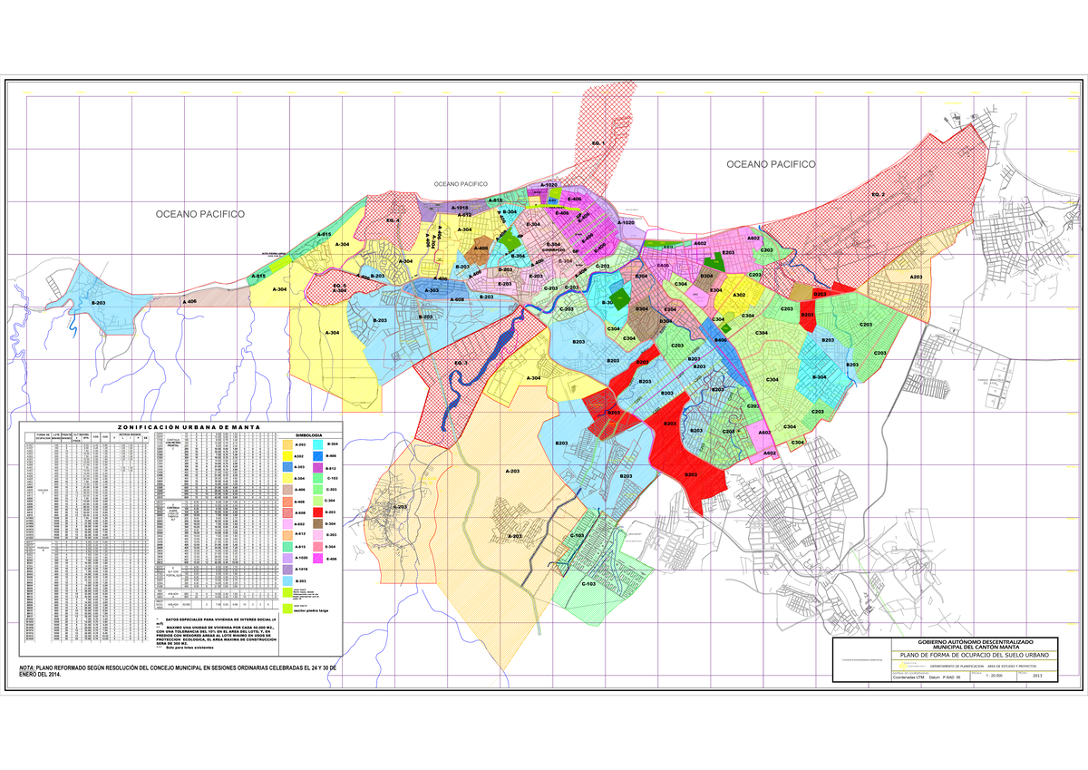 Manta Forma Y Ocupacion DEL USO DE Suelo- Manta -enero 2014-Model ...