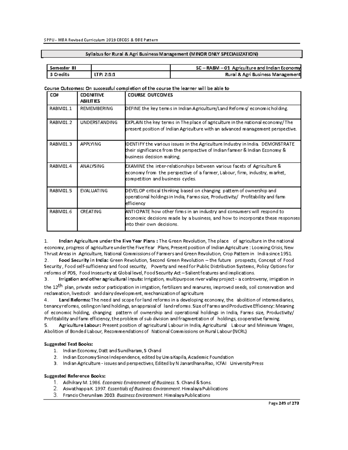 Rabm2 - Practice - SPPU - MBA Revised Curriculum 2019 CBCGS & OBE ...