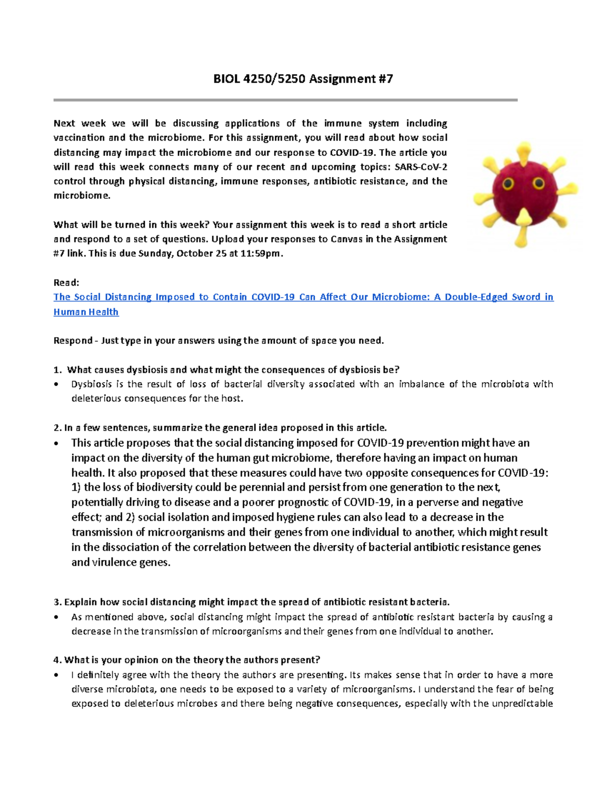 Assignment #7 - Warning: TT: undefined function: 32 BIOL 4250/5250 ...