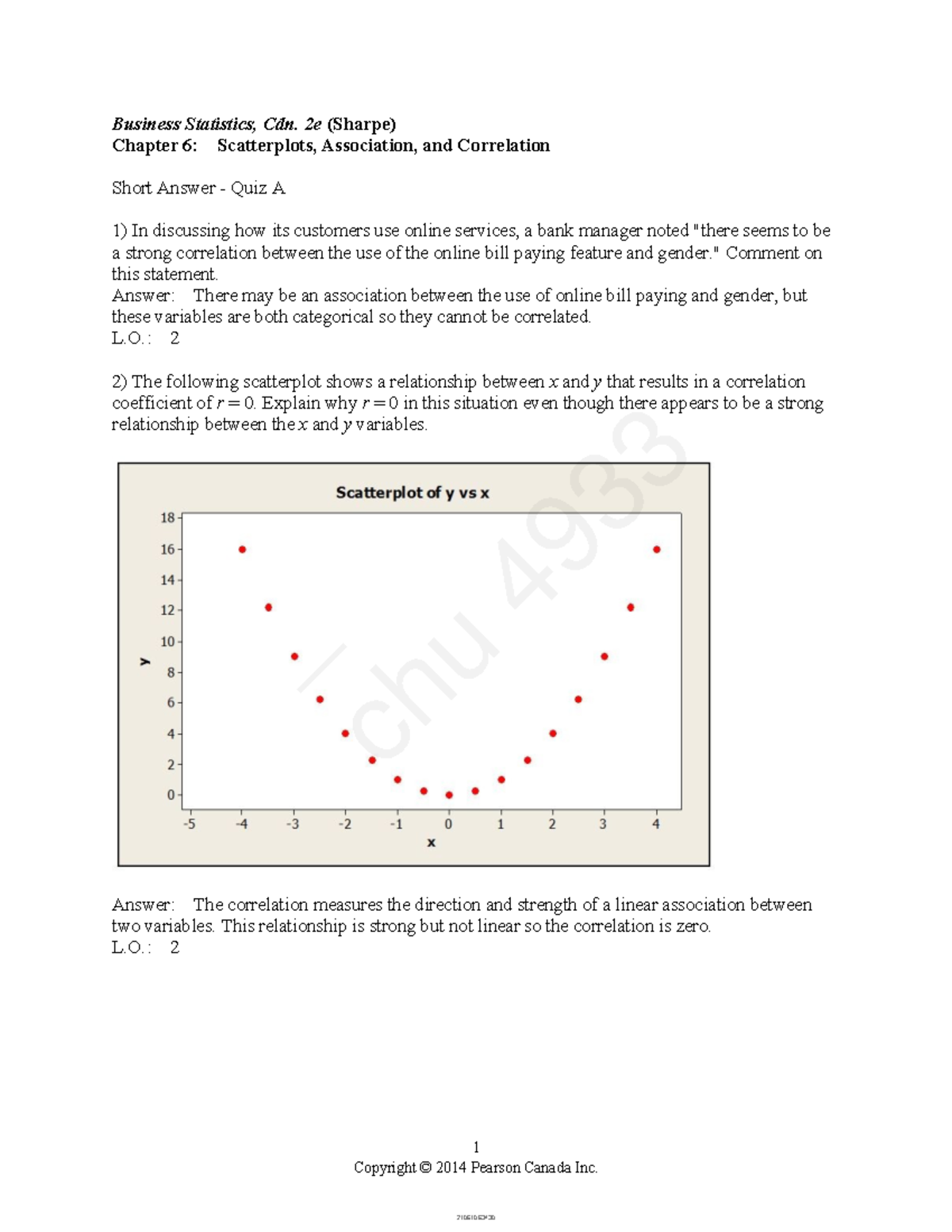 Chapter 6 mid-term test bank practice - 1 Copyright © 2014 Pearson ...