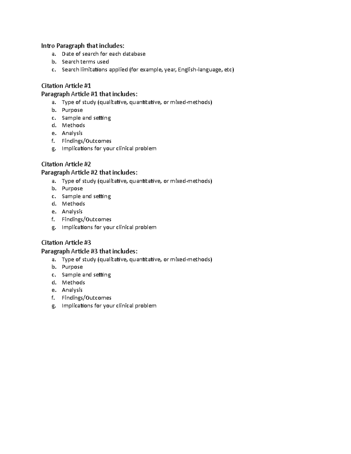 Annotated Bib Template - Intro Paragraph that includes: a. Date of ...