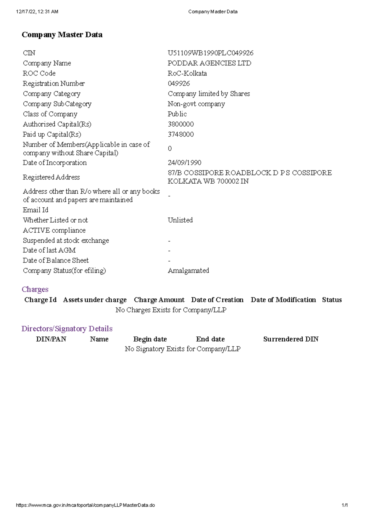 Ministry Of Corporate Affairs - MCA Services - 12/17/22, 12:31 AM ...