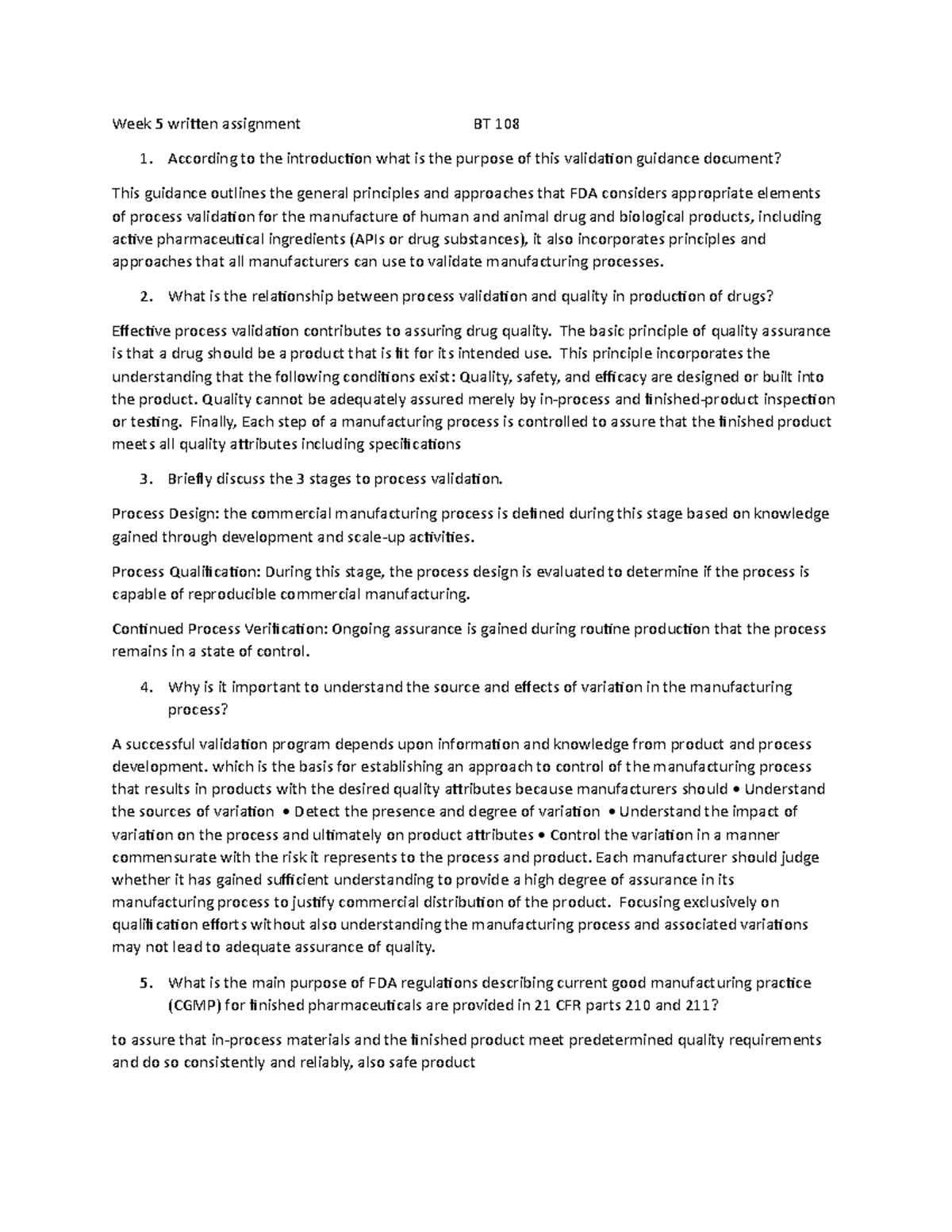 BT108Week 5 written assignment - What is the relationship between ...