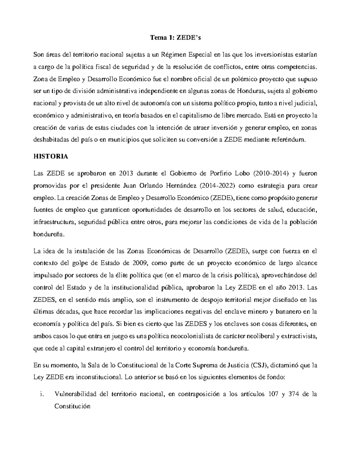 Admi- primer pac - Libro - Tema 1: ZEDE’s Son áreas del territorio ...