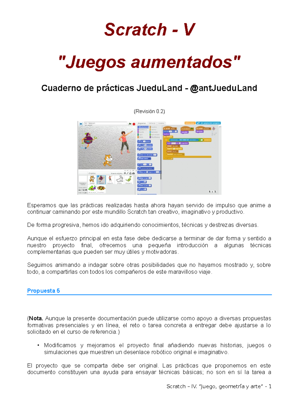 Ejercicos Scratch - ejercicios de repaso - Scratch - V "Juegos ...