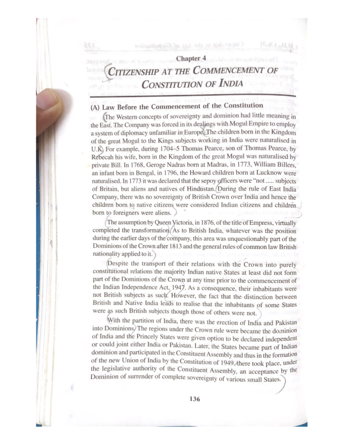 Llb notes citizenship and emigration law for llb students - Basic of ...