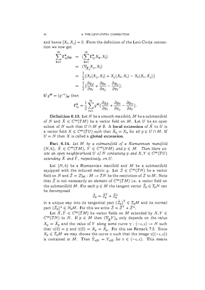 An Introduction to Riemannian Geometry-3 - Proposition 2. Let (N 1 , Aˆ ...