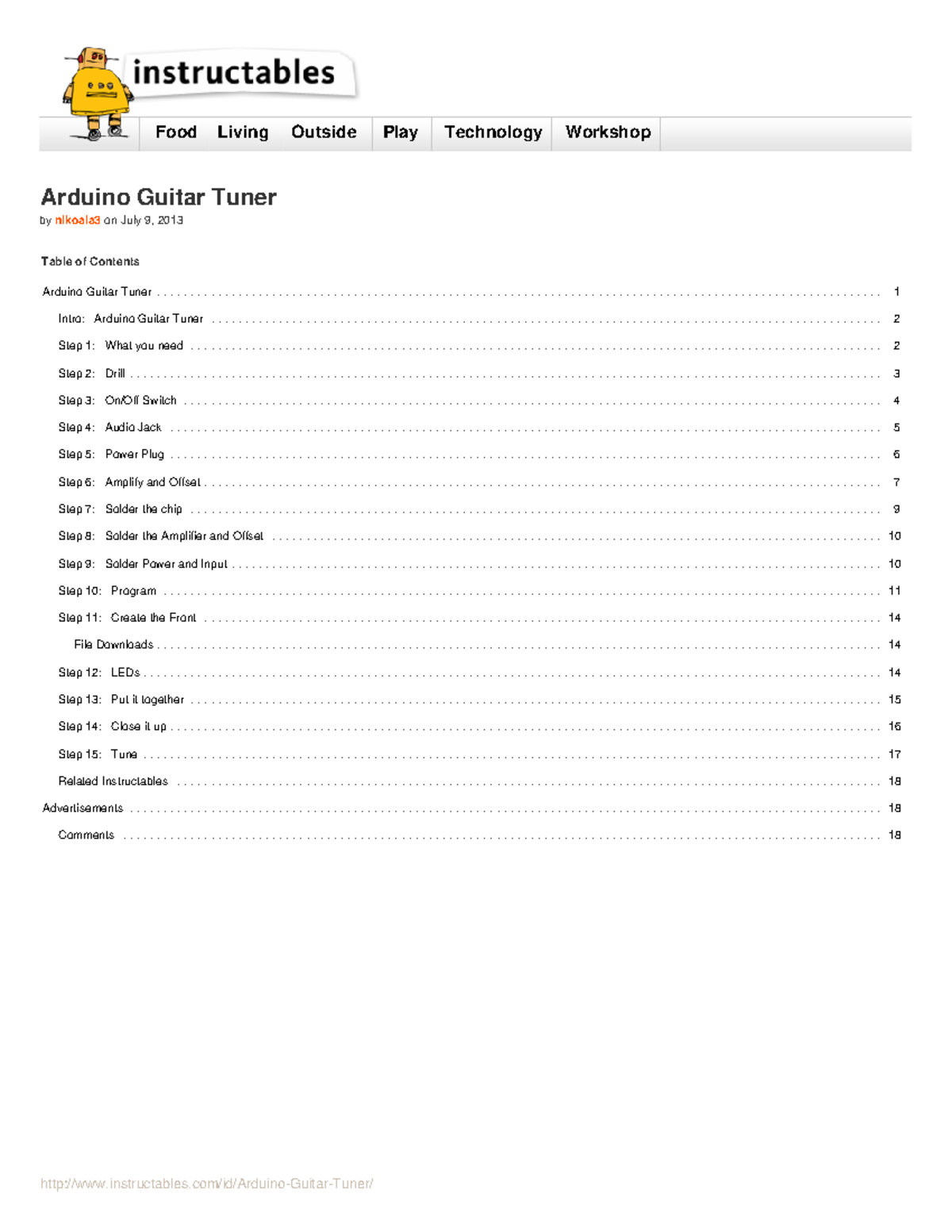 Arduino-Guitar-Tuner - Food Living Outside Play Technology Workshop ...