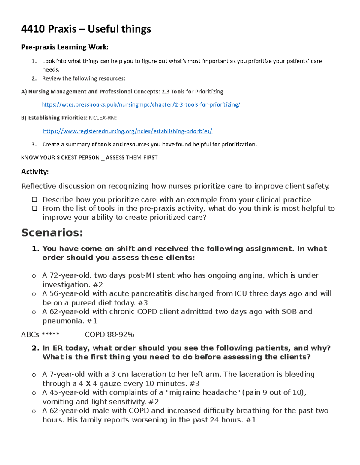 4410 Praxs' - Knowledge - 4410 Praxis – Useful things Pre-praxis ...
