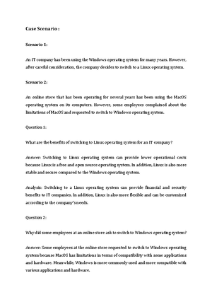 Lecture Notes_505_Case scenario operating system process - Case ...