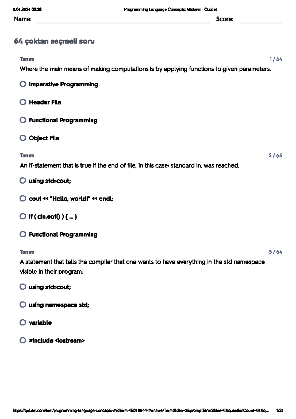 Programminglanguageexampples - 6.04 02:38 Programming Language Concepts ...