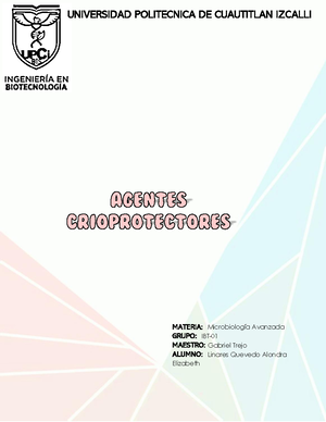 Agentes crioprotectores - Existen muchos compuestos que se pueden ...