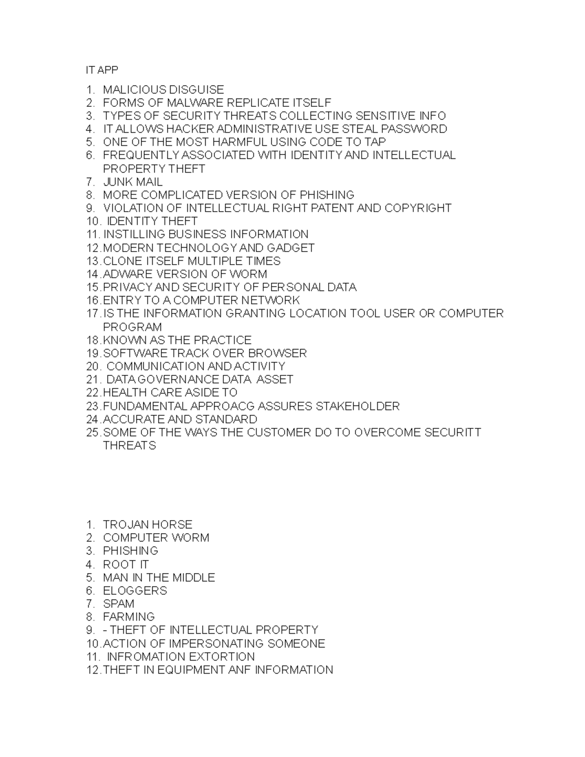 Finals Rizal AND IT APP - IT APP MALICIOUS DISGUISE FORMS OF MALWARE ...
