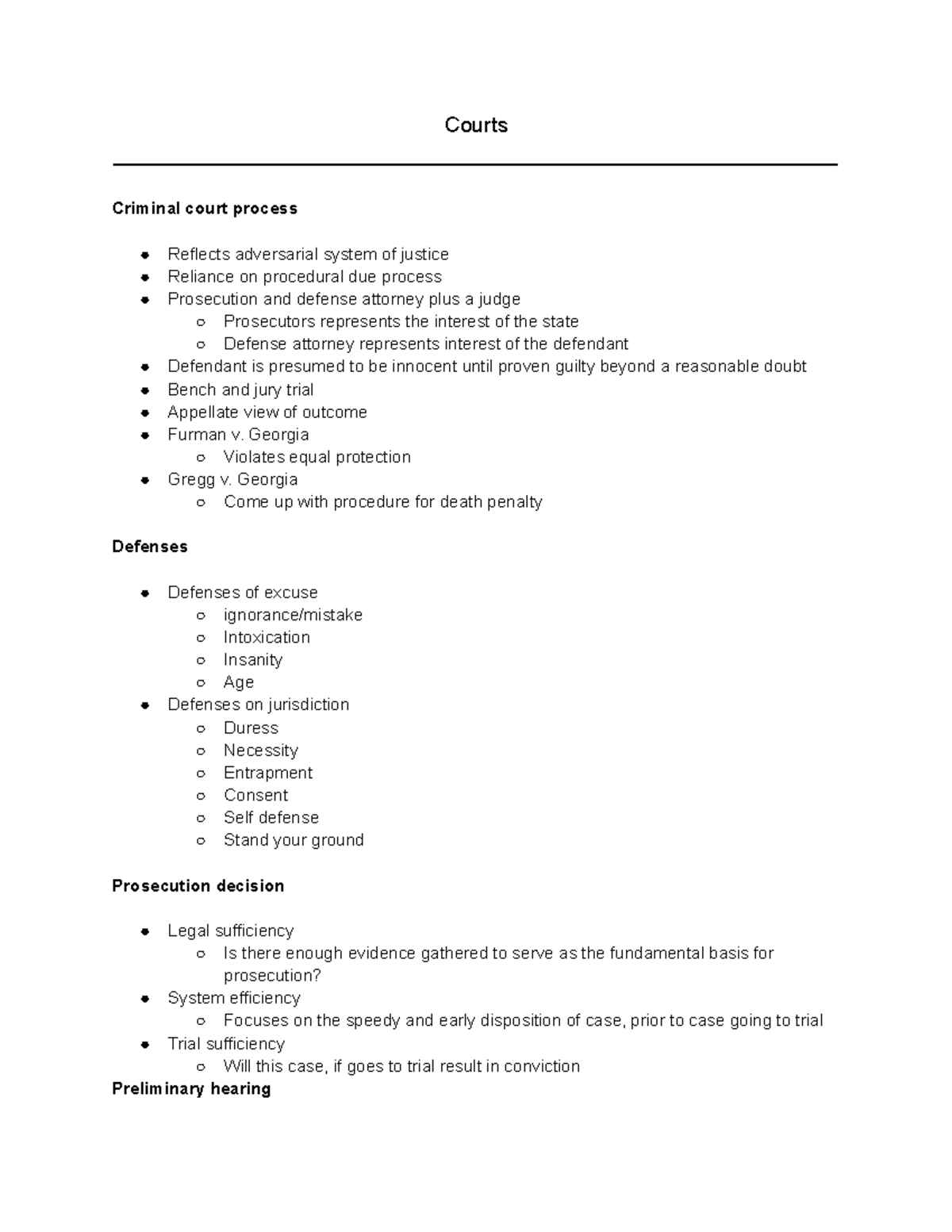 Courts - notes - Courts ...