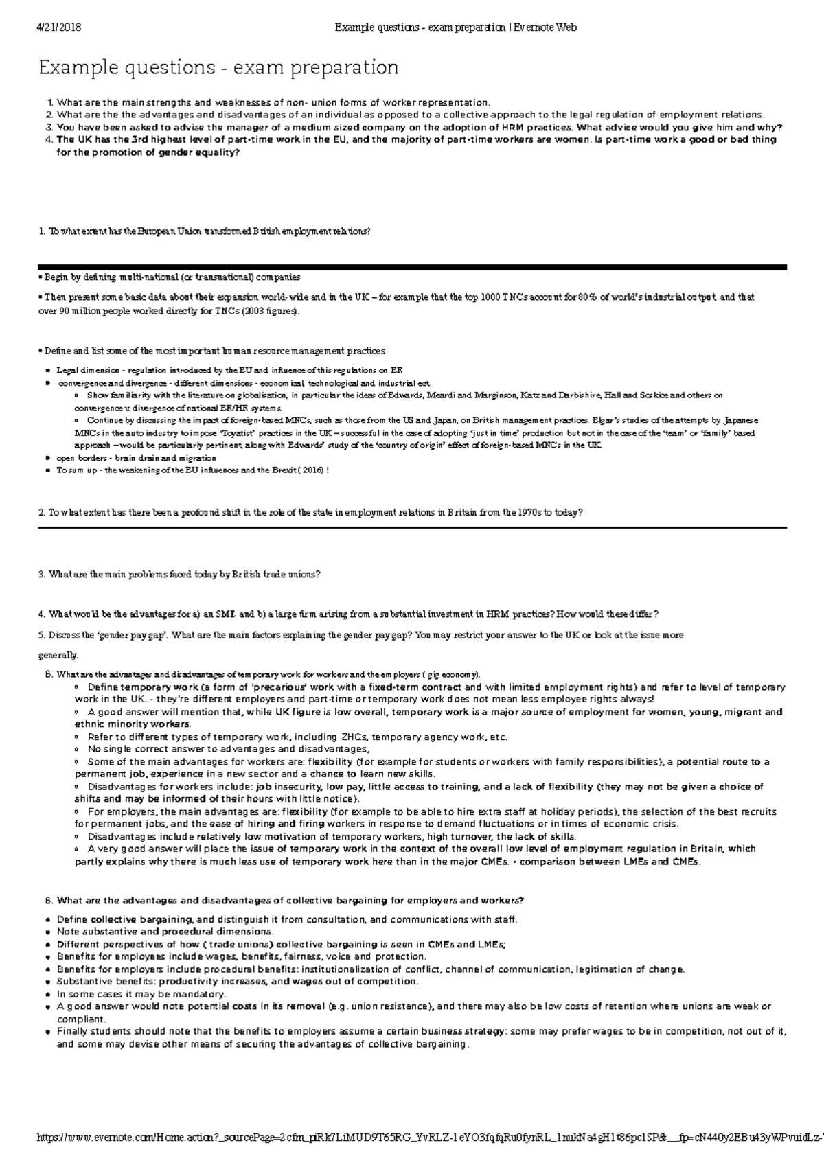 Exam exam 22 March 2017, questions and answers - 4/21/2018 Example ...