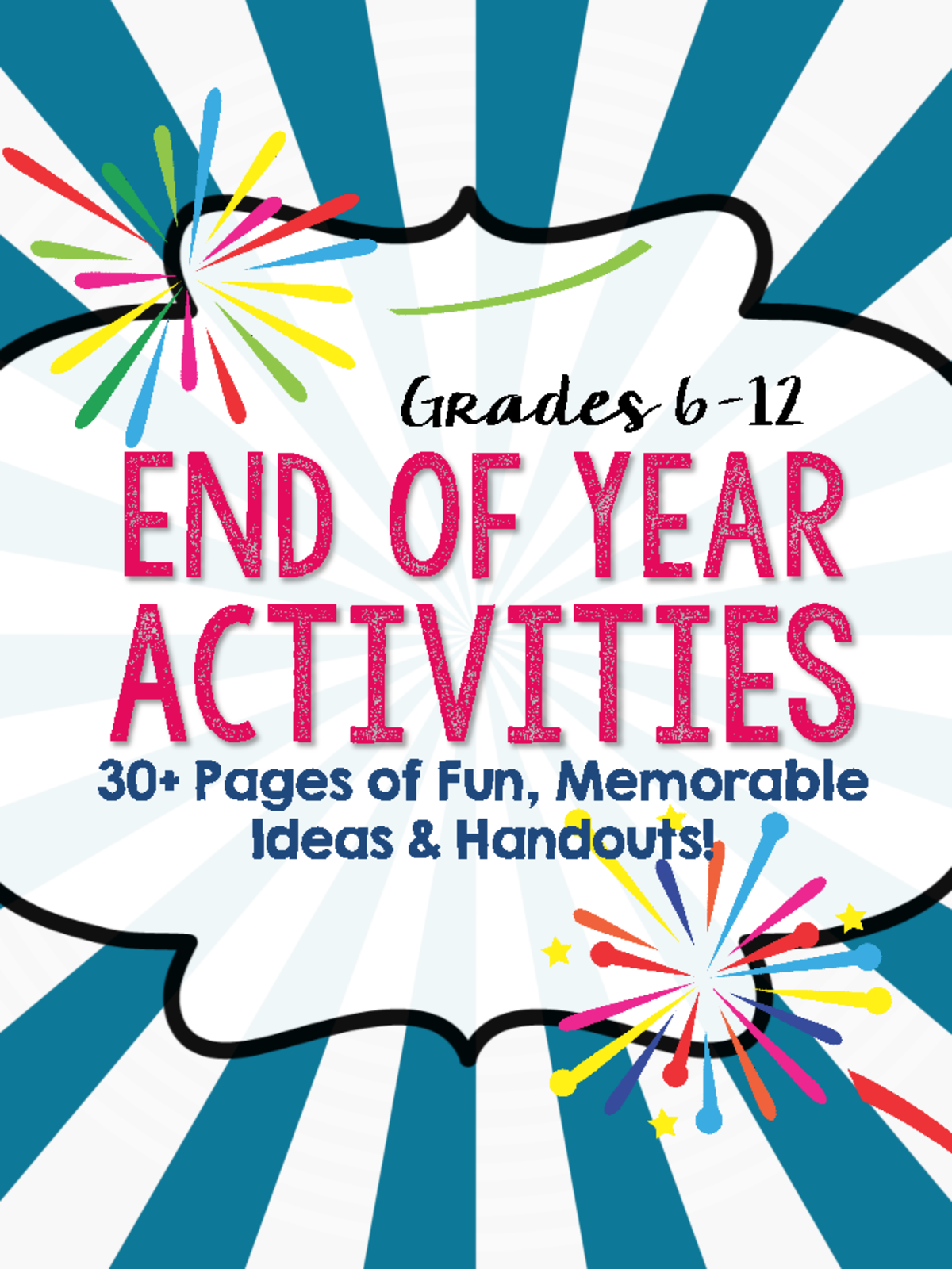 Endof Year Activitiesfor Secondary 30Pagesof Fun Memorable Activities-2 ...