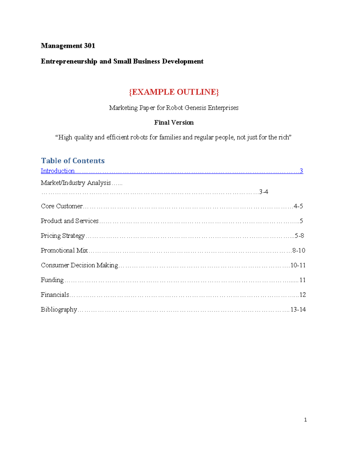 MGT 301 Marketing Paper - MGT 301 - Southern Connecticut - Studocu