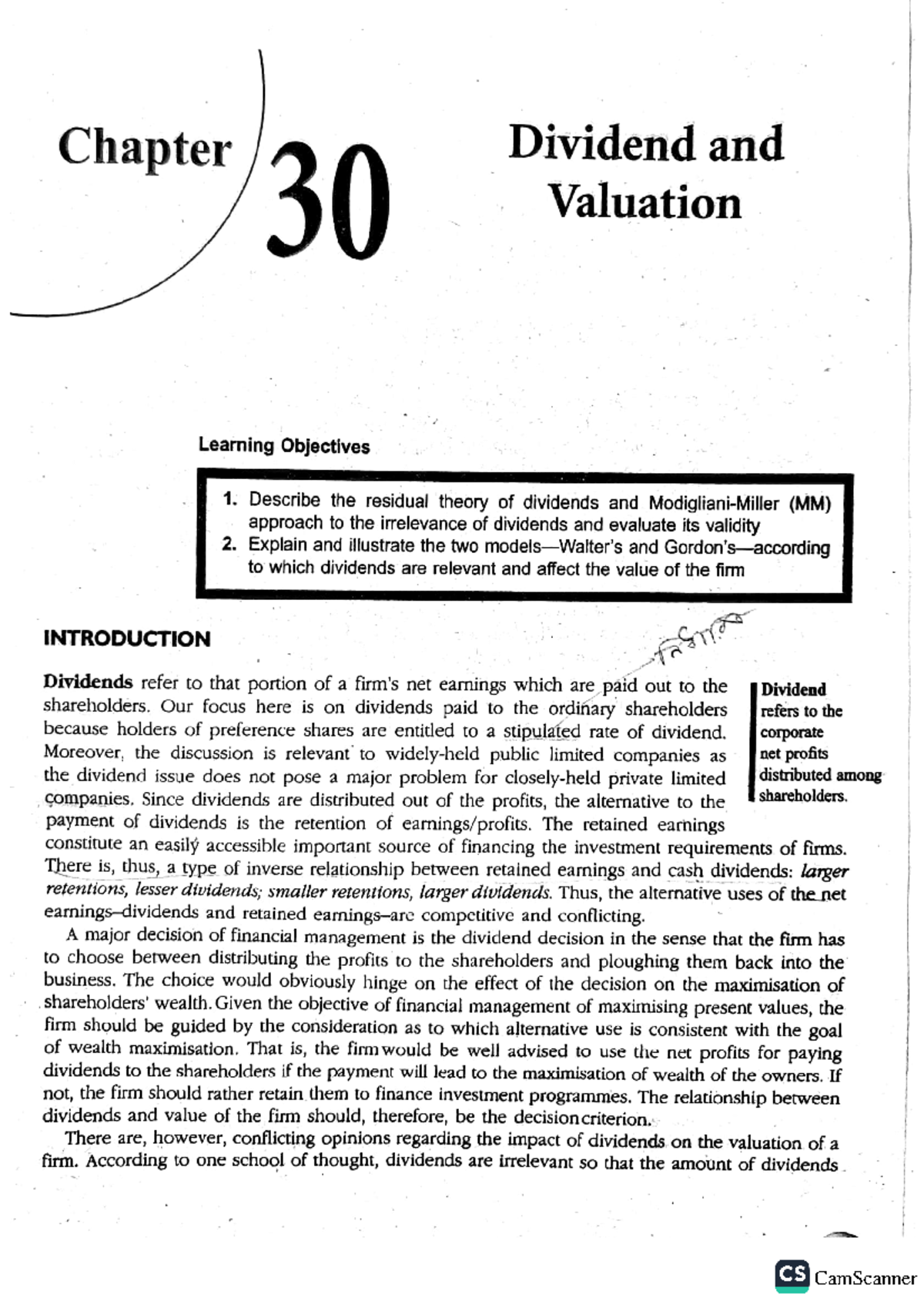 Dividend Policy - Financial statement analysis - Studocu
