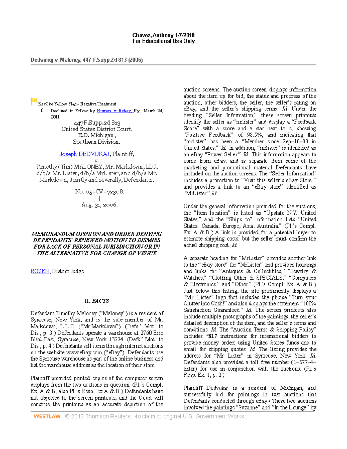 Dedvukaj v Maloney Edited - For Educational Use Only Dedvukaj v ...
