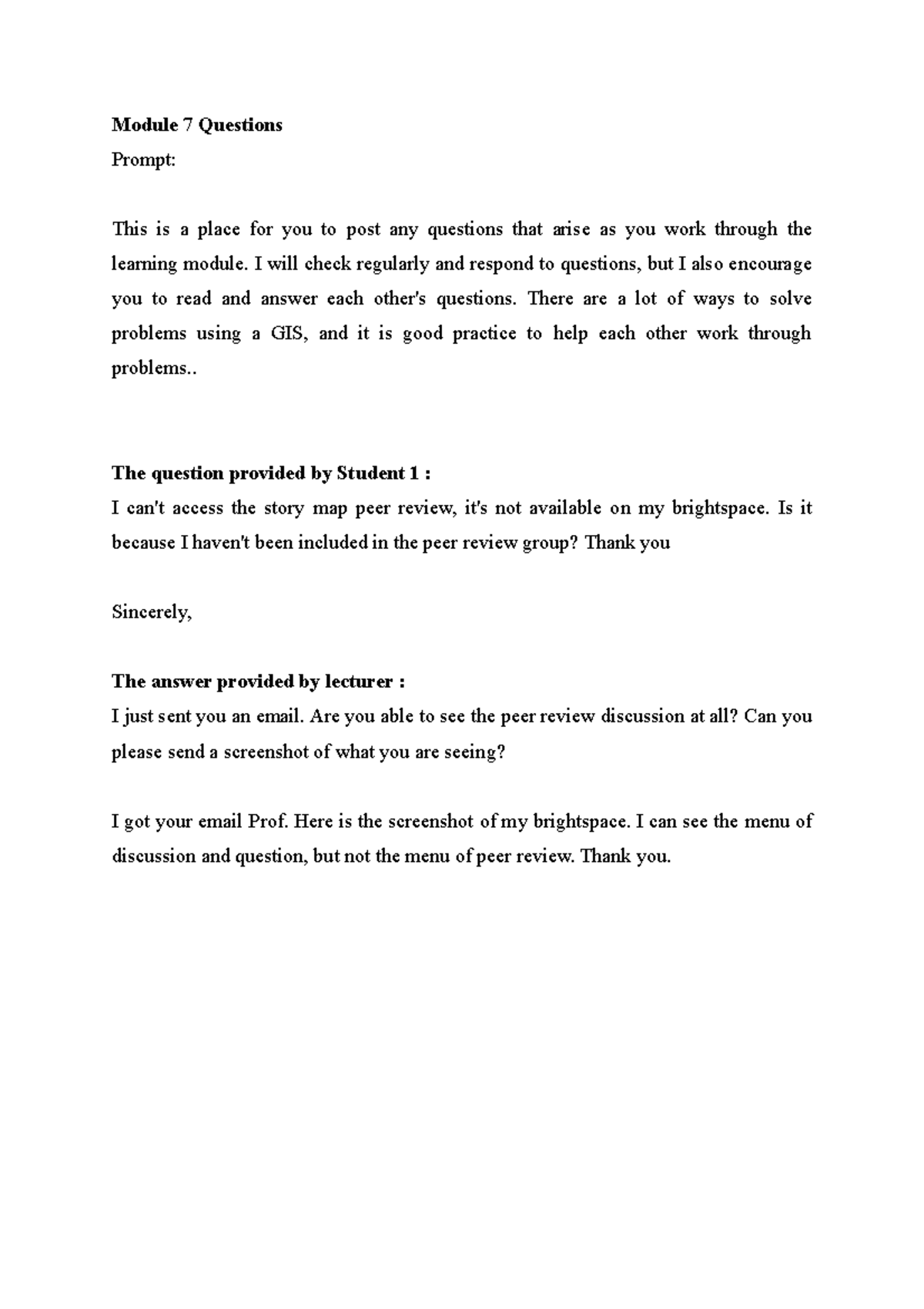 Module 7 Questions Web Based Mapping Module 7 Questions Prompt This Is A Place For You To