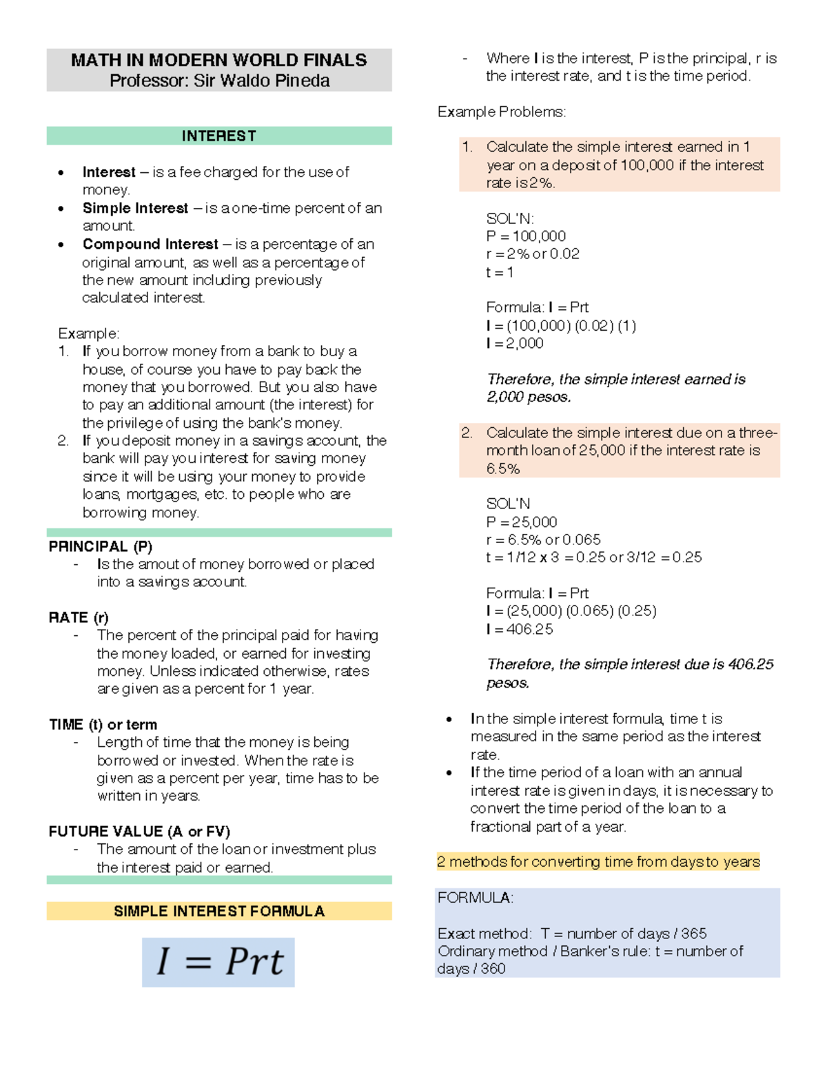 Finals MATH MW - Stats AND Finance - MATH IN MODERN WORLD FINALS ...