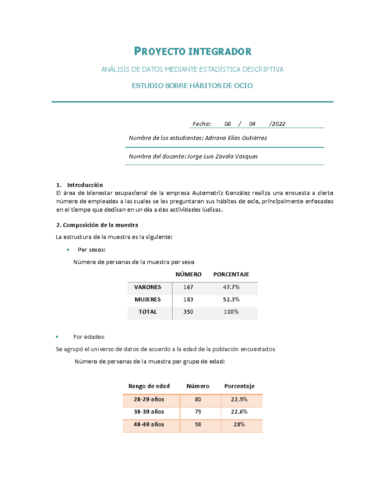 A2 AEG - actividad 2 - PROYECTO INTEGRADOR AN¡LISIS DE DATOS MEDIANTE ...