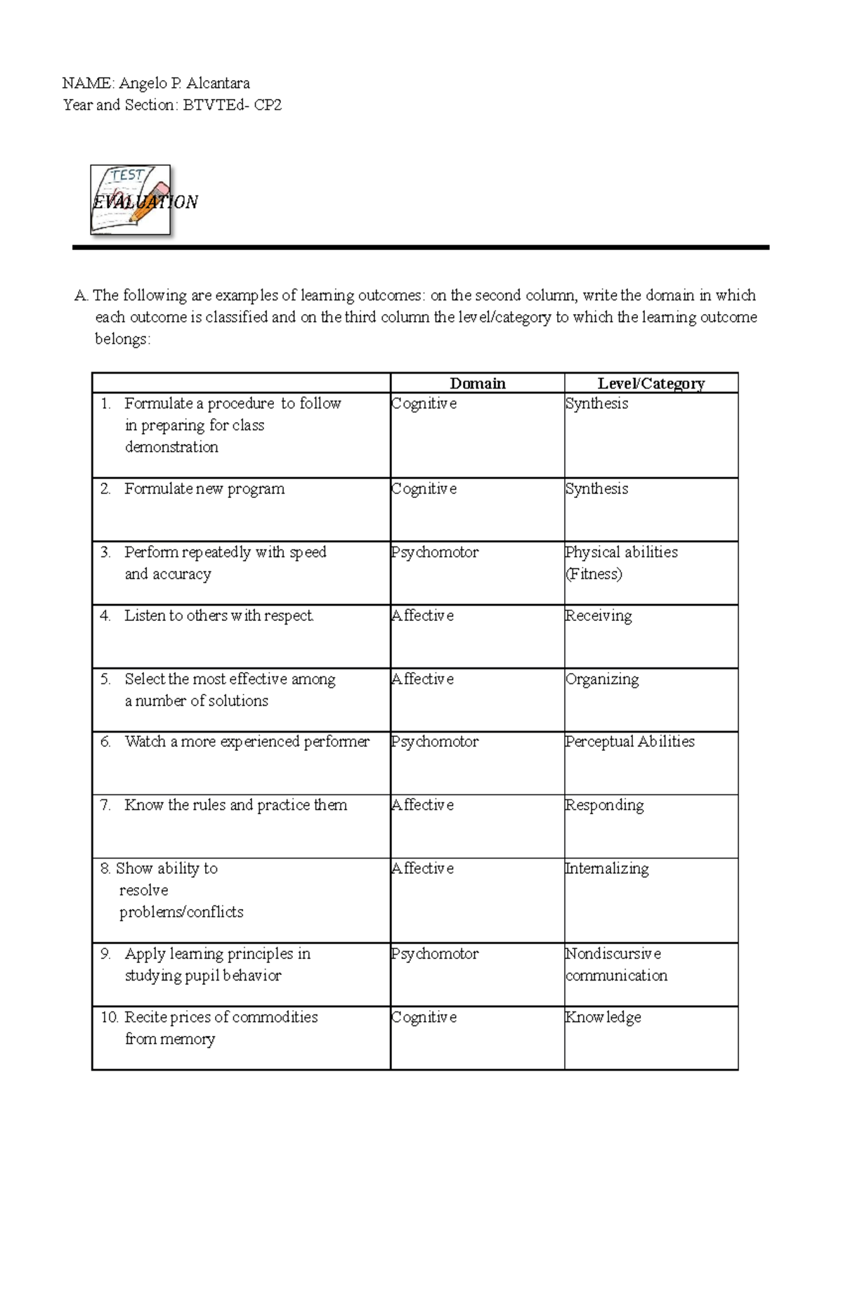 Activity in Module 3 - You can easily to connect - EVALUATION NAME ...