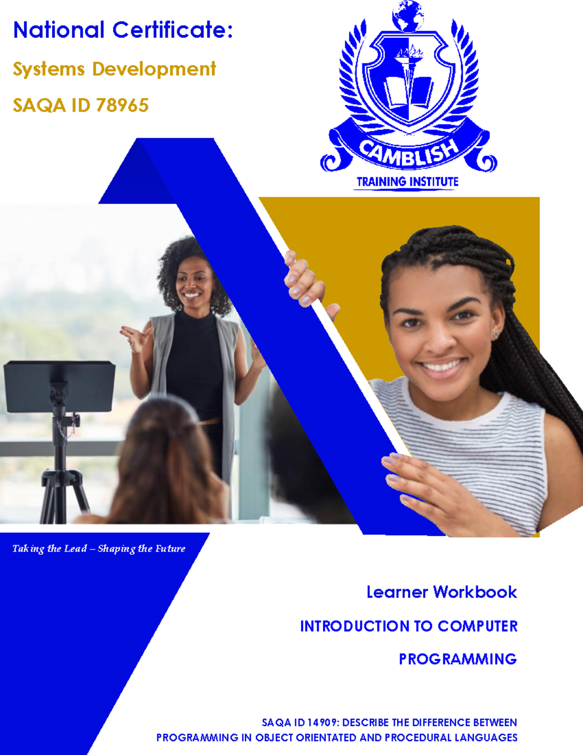 3 Saqa 14909 Learner Workbook Done Tembe