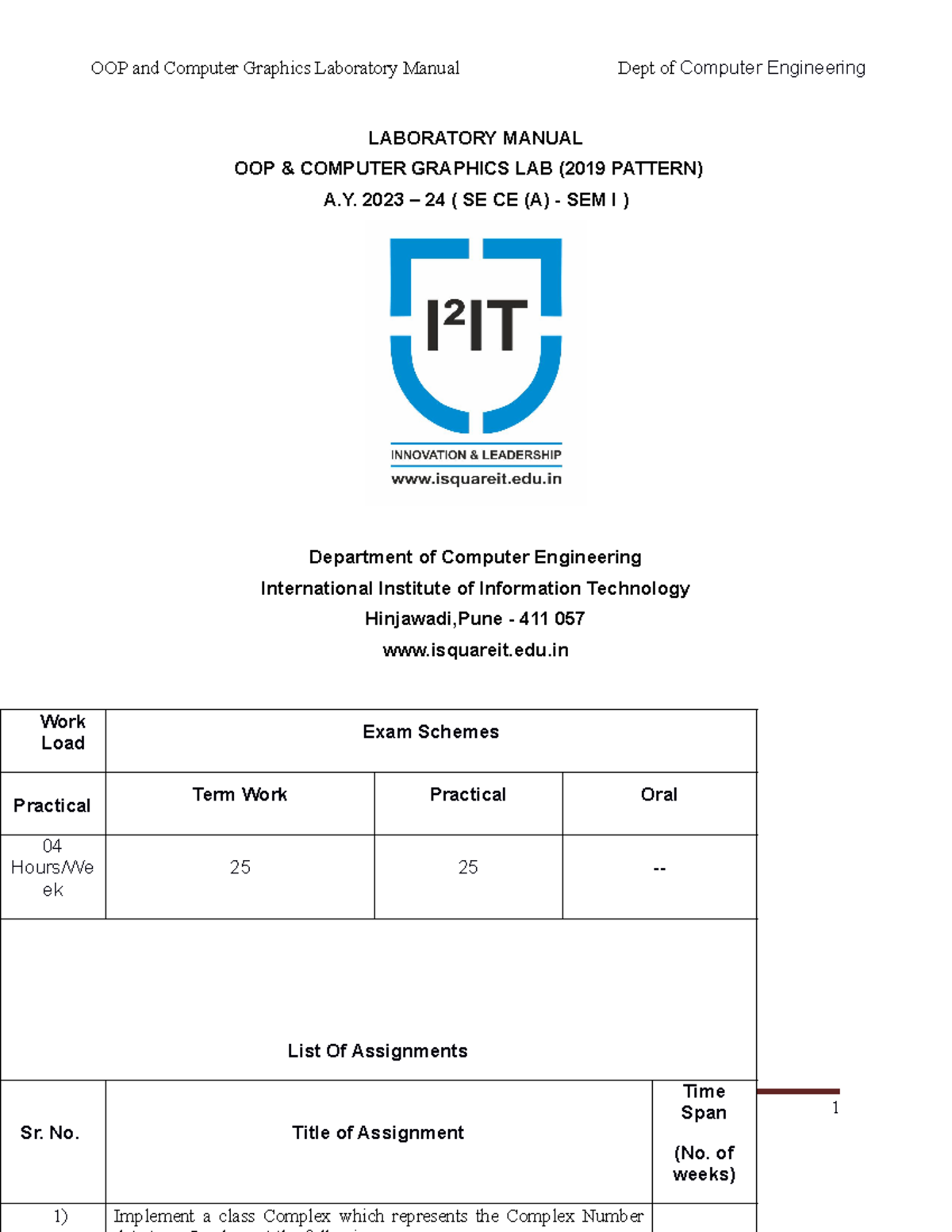 Cg lab manual - Copy - ..... - International Institute of Information ...