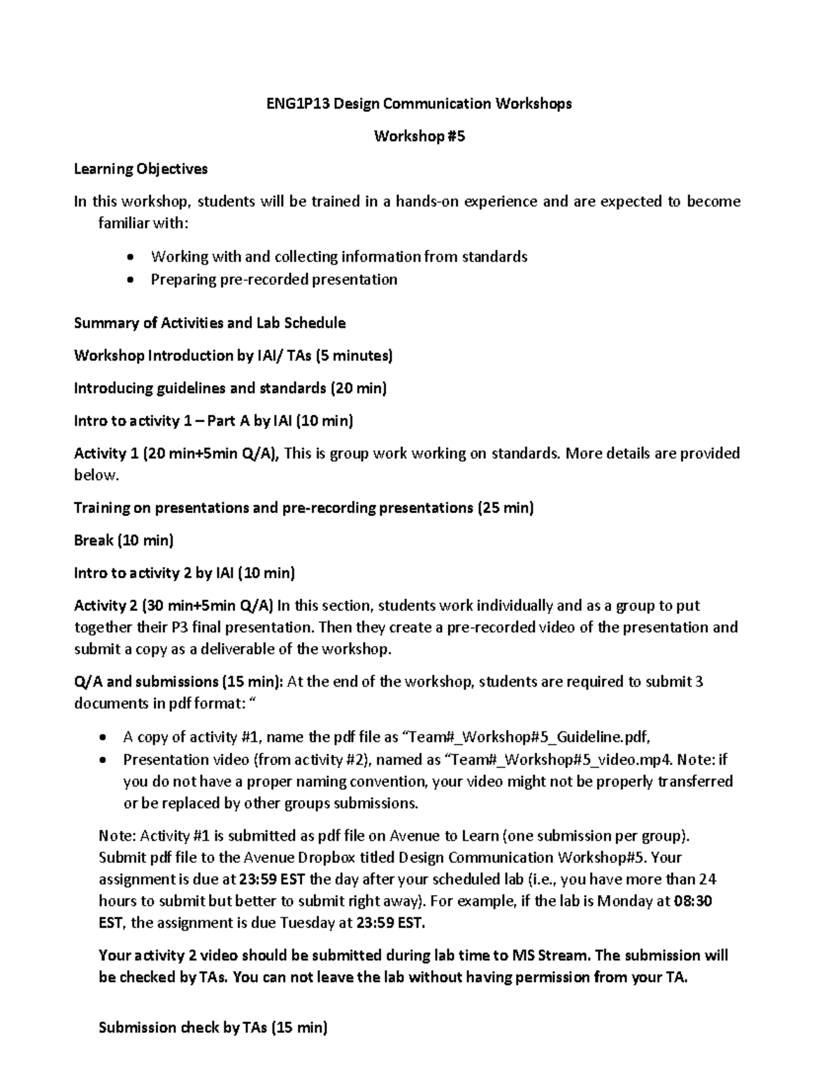 Firday 10 Workshop#5 Guideline - ENG1P13 Design Communication Workshops ...