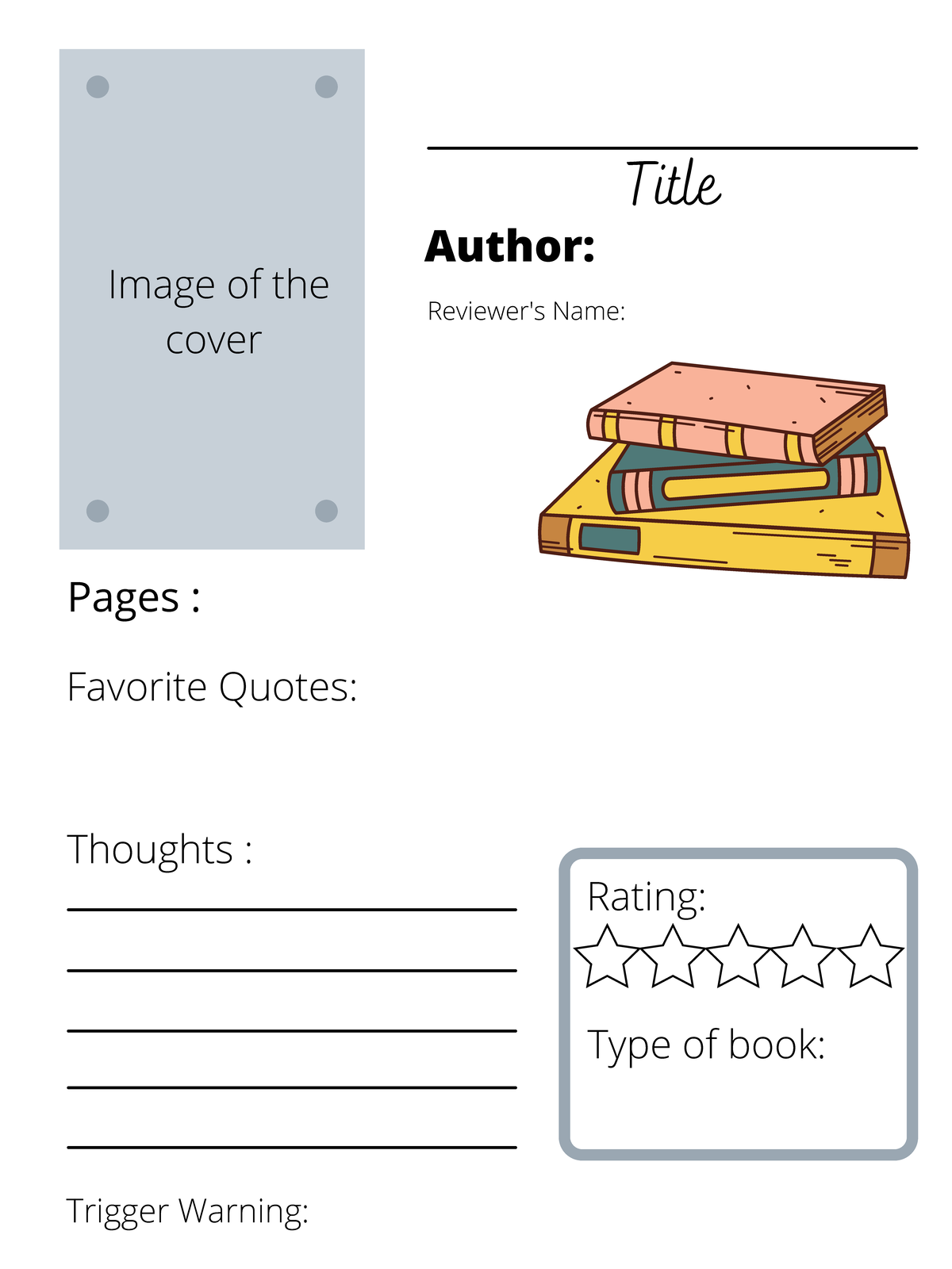book report extra credit - Image of the cover Title Author: Pages ...