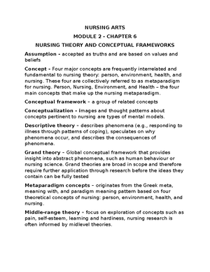 Nursing Arts Notes - NURSING ARTS NOTES MODULE 1 Discuss the historical ...